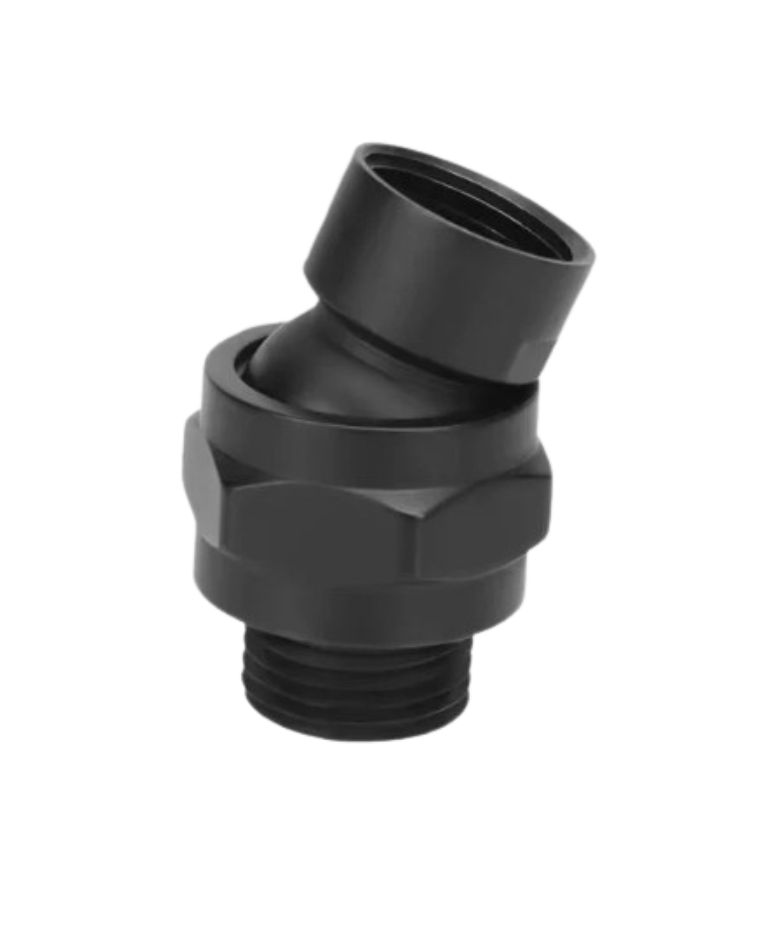 Matte Black Shower Head Swivel Adaptor – allurefilter